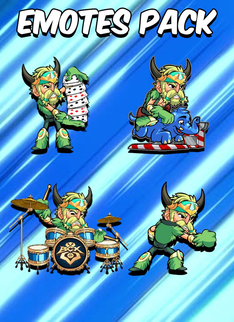 Brawlhalla Emotes Pack - Etsy