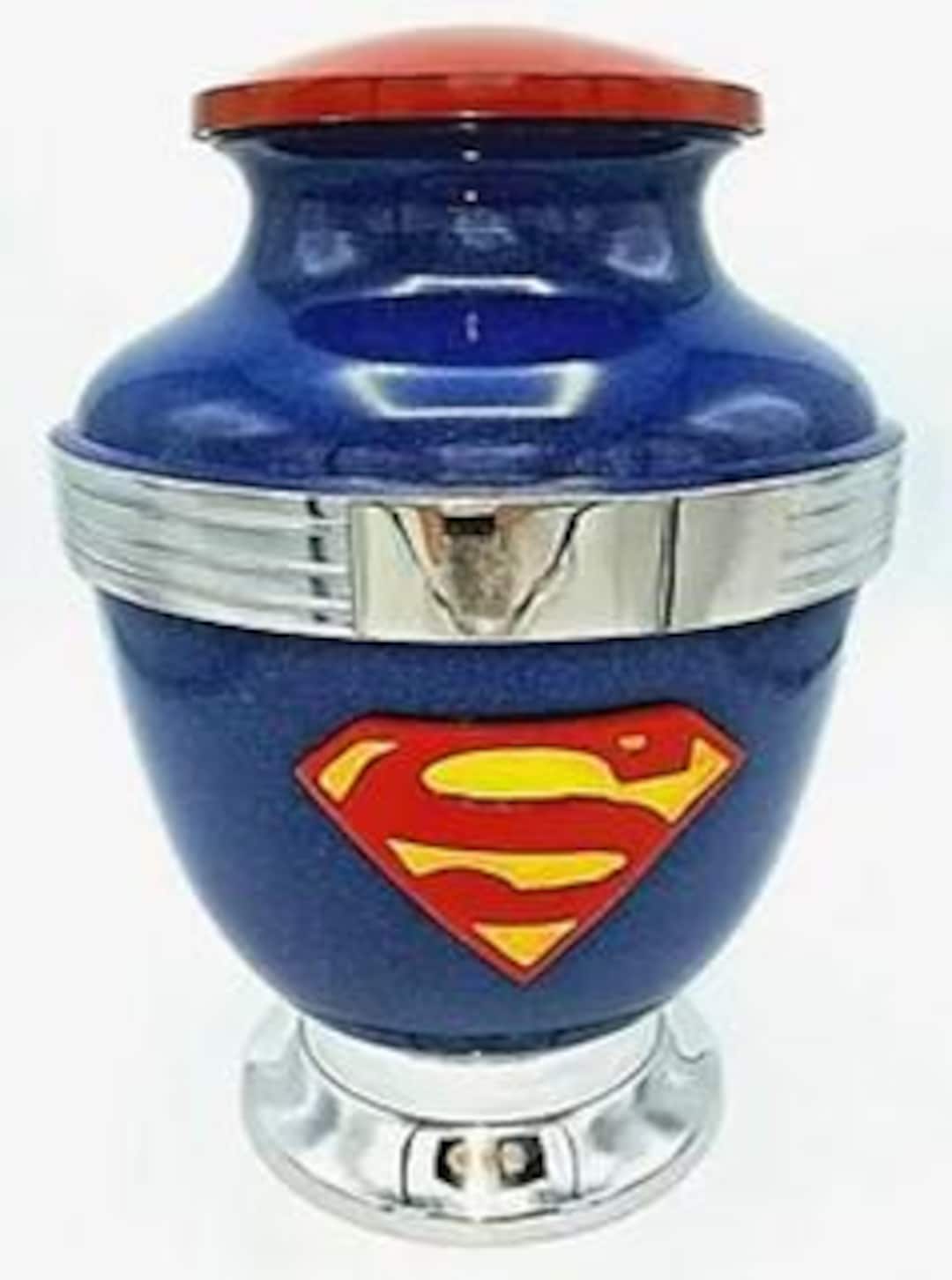 Brass Adult Cremation / Memorial Urn for Ashes - Superhero - Etsy