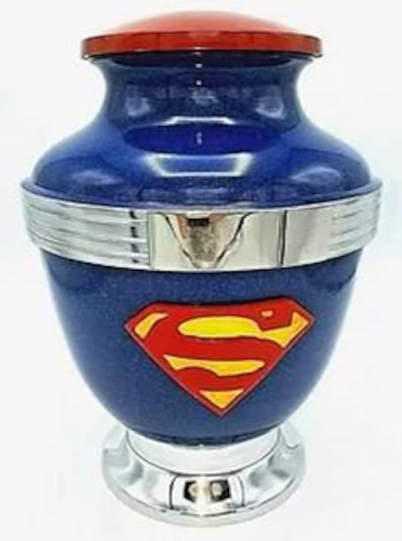 Brass Adult Cremation / Memorial Urn for Ashes - Superhero - Etsy