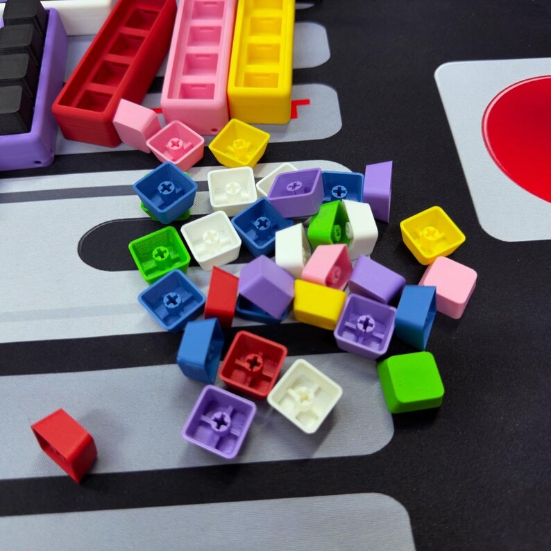 Mechanical Keyboard Switch Fidgets - Keycaps - Straight 4 Key - AMSR ...