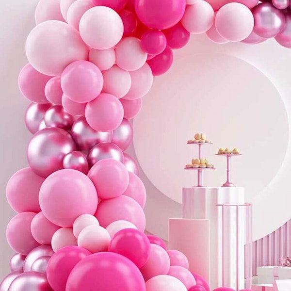 Shades of Pink Balloon Arch - Etsy