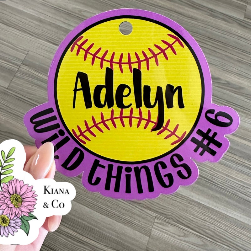 Softball Vinyl - Etsy