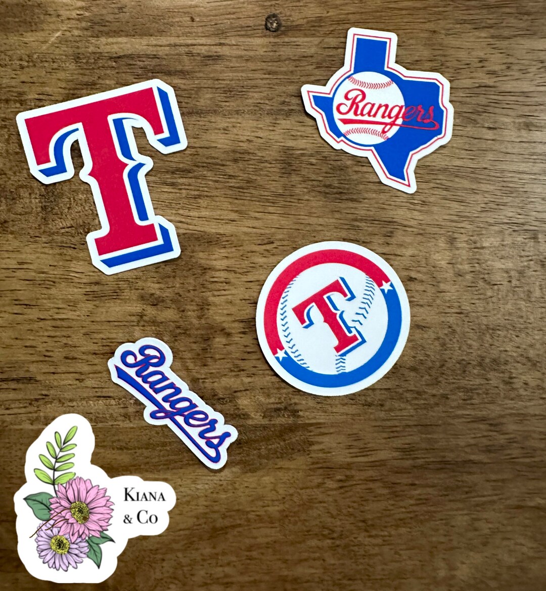 TX Rangers Stickers 4 Pc - Etsy