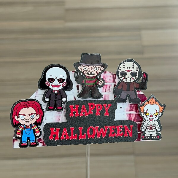 Horror Characters Cake Topper - Etsy