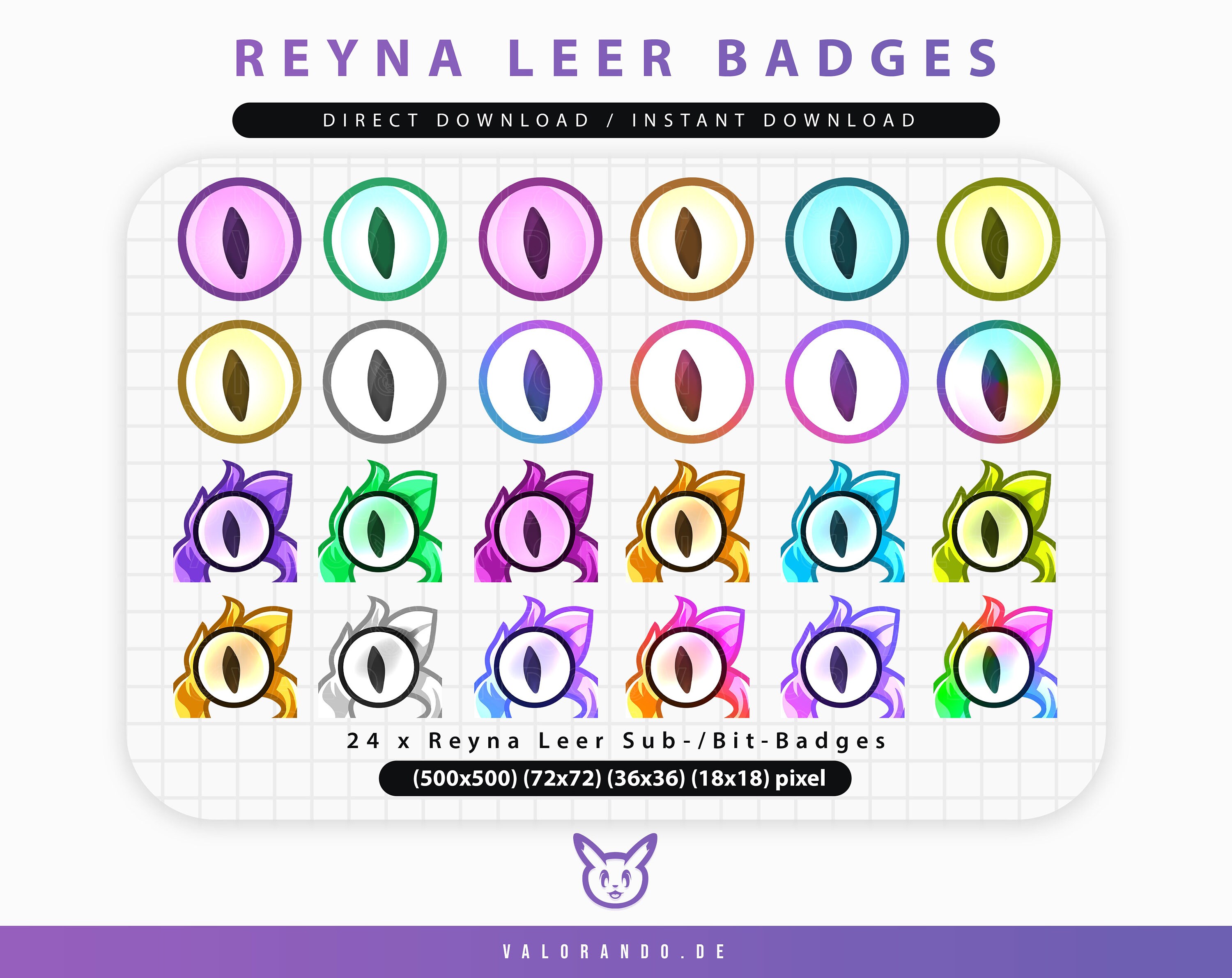 XXL STREAM PACKAGE Reyna Valorant Emotes, Panels and Sub-/bit-badges ...