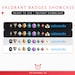 Valorant Badges Ranks (34) + Extra Ranked Badges | Bit/sub Badges ...