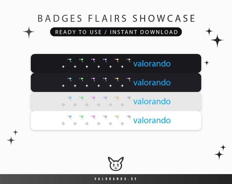 TWITCH BADGES FLAIR (12) | Twitch Flairs for Badges | Flair Badges ...