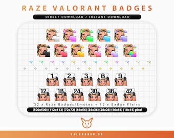 SUB BADGE FLAIR Angel Halo Badge Twitch 12 Twitch Flairs - Etsy