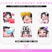 VALORANT CLOVE EMOTES (6) | Twitch | Discord | Youtube | Streaming ...