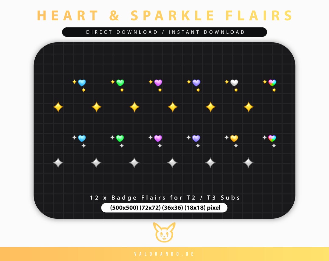 TWITCH BADGES FLAIR (12) | Twitch Flairs for Badges | Flair Badges ...