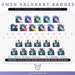Valorant Badges Ranks (34) + Extra Ranked Badges | Bit/sub Badges ...