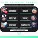 FADE TWITCH PANELS (6) | Twitch | Discord | Youtube | Streaming | Cute ...