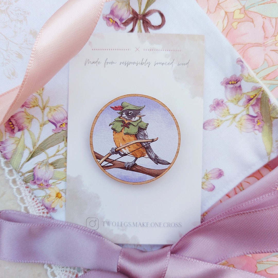 Robin Hood Birdie Wooden Magnetic Needle Minder | Eco-friendly ...