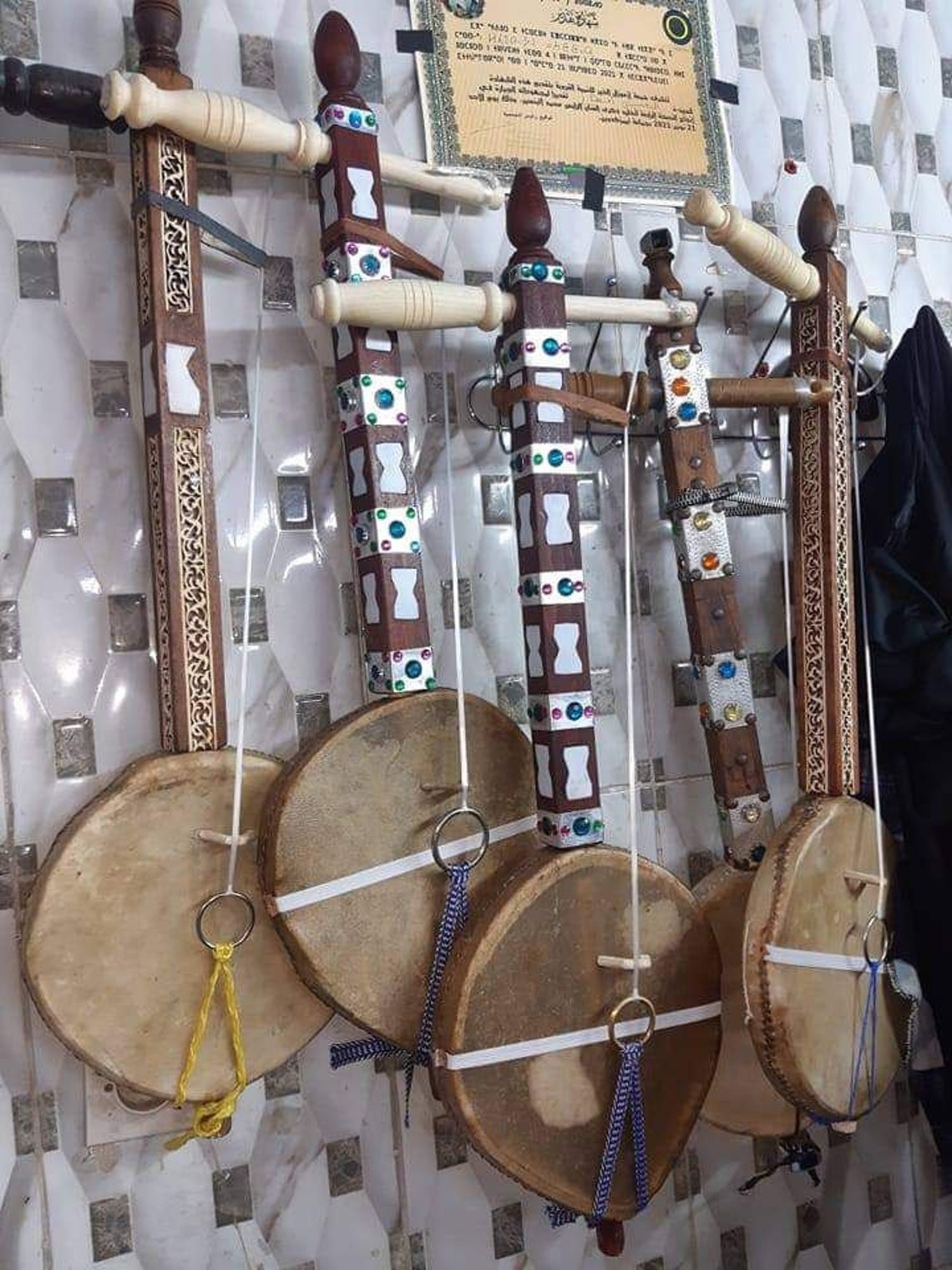 Amazigh Rebab Music, Rebab Strings, Handmade Musical Instrument ...
