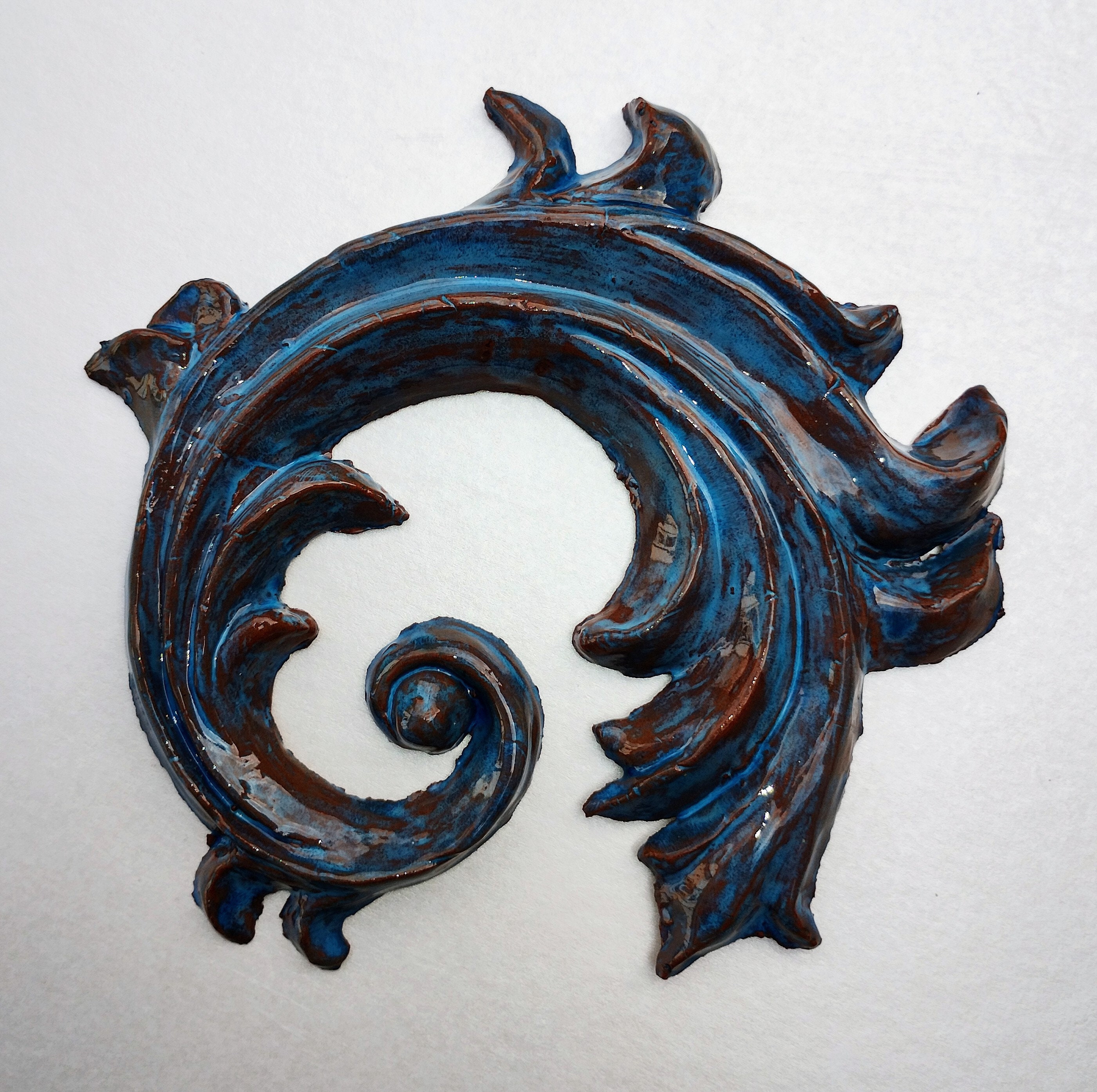 Baroque Scroll Ceramic - Etsy