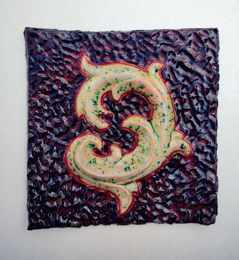 Acanthus Leaf Scroll Tile - Etsy