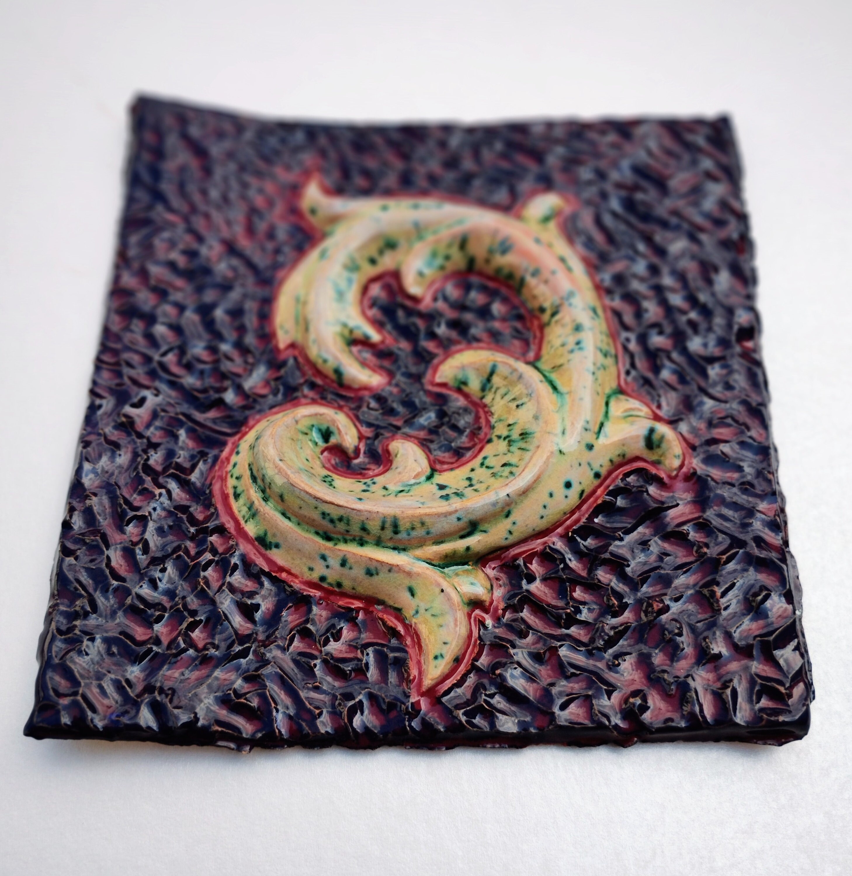 Acanthus Leaf Scroll Tile - Etsy