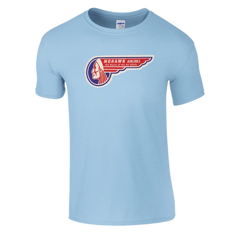 Vintage Mowhawk Airlines Unisex Crewneck Aviation Graphic Shirt ...