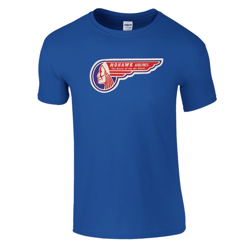 Vintage Mowhawk Airlines Unisex Crewneck Aviation Graphic Shirt ...