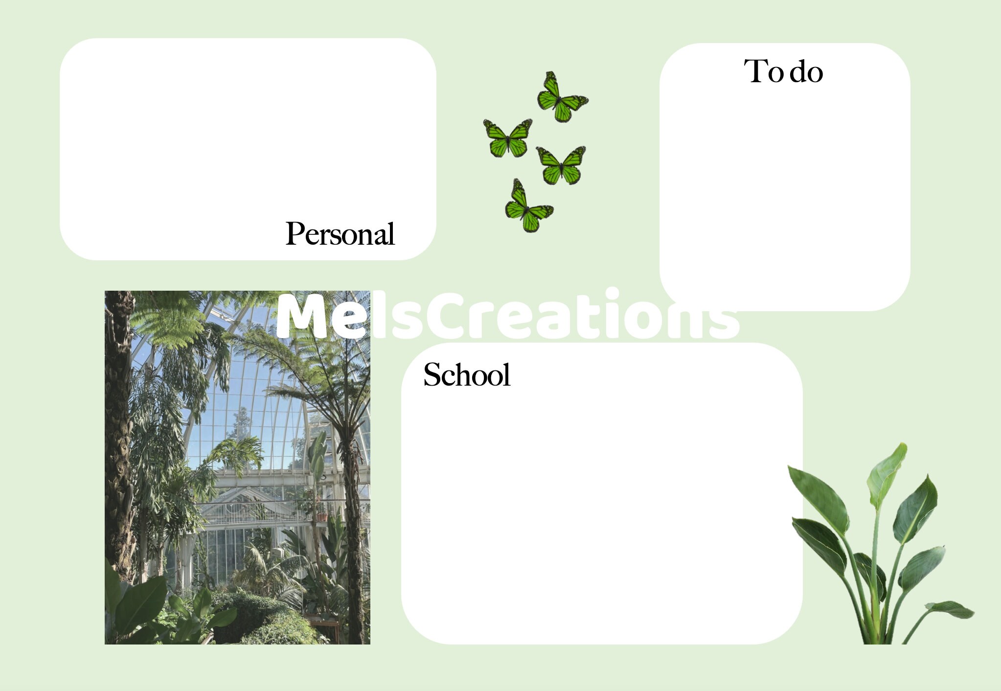 Desktop Organizer Wallpaper Spring Vibe - Etsy