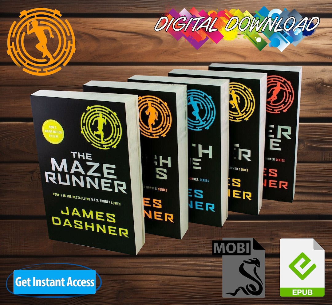 The Maze Runner Ebook Series Digital Download Epub,modi - Etsy