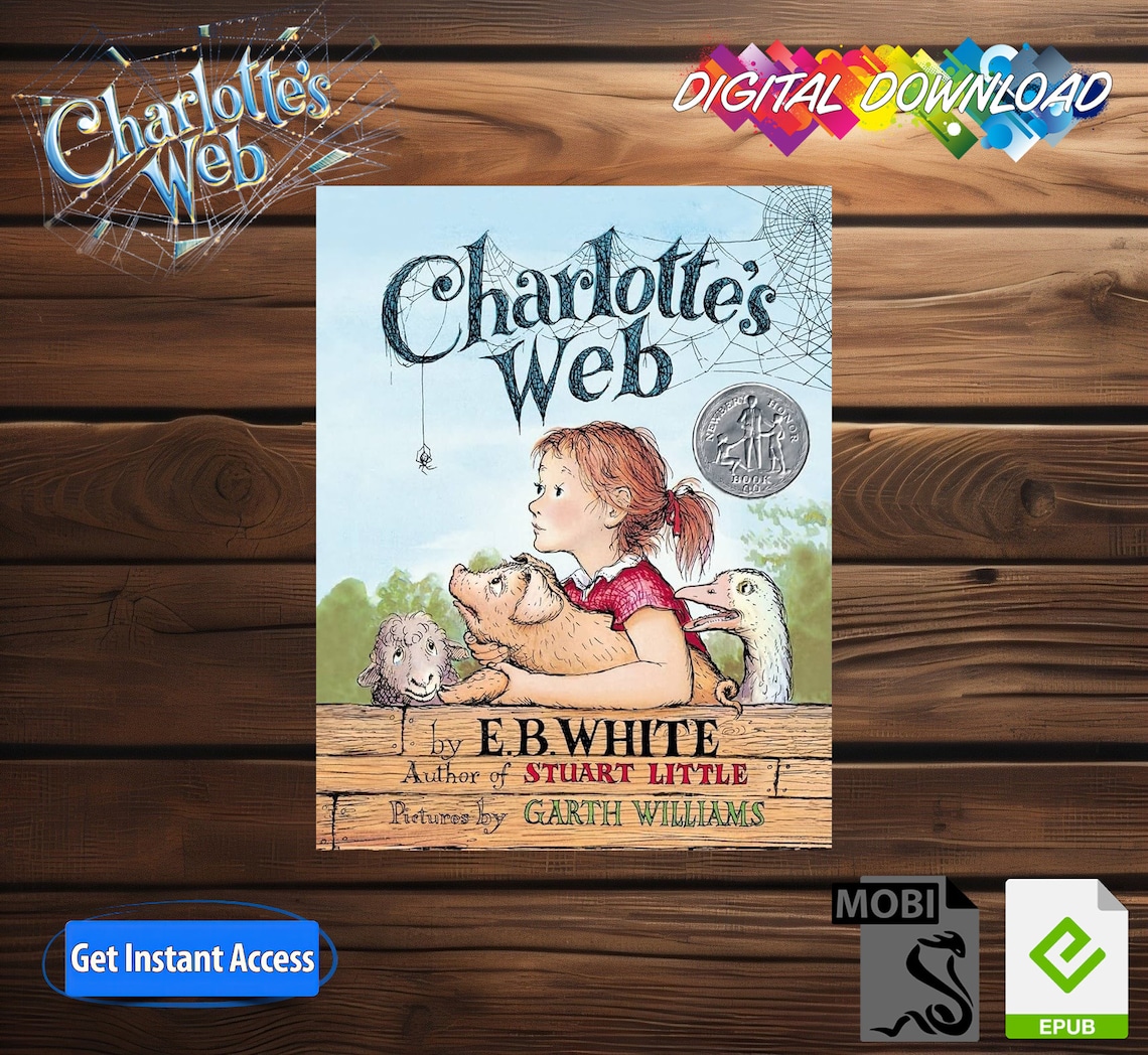 Charlotte's Web E.B. White Digital Download Epub,modi - Etsy