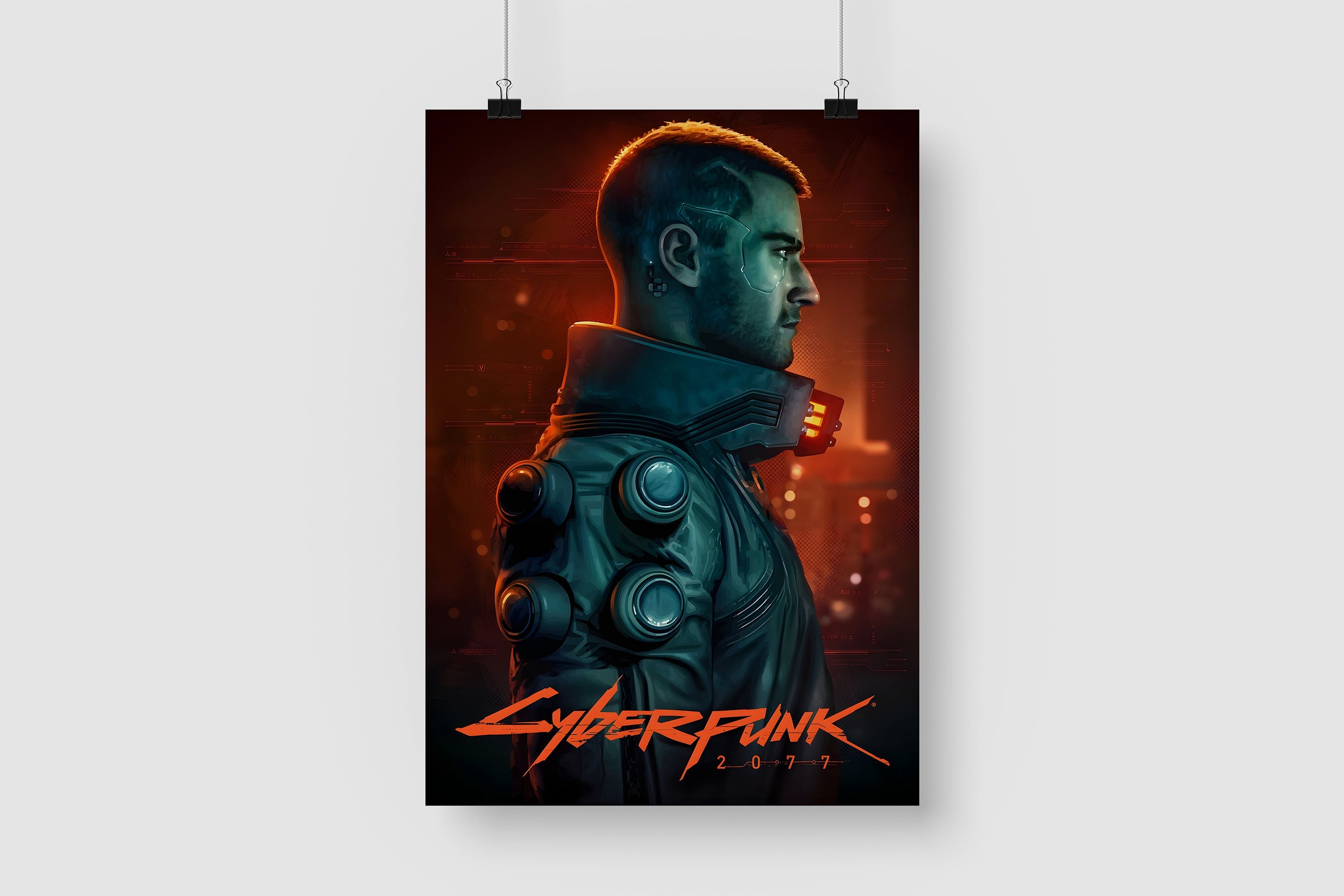 Cyberpunk 2077 Poster V Poster Gaming Poster Game Poster Gamer Poster ...