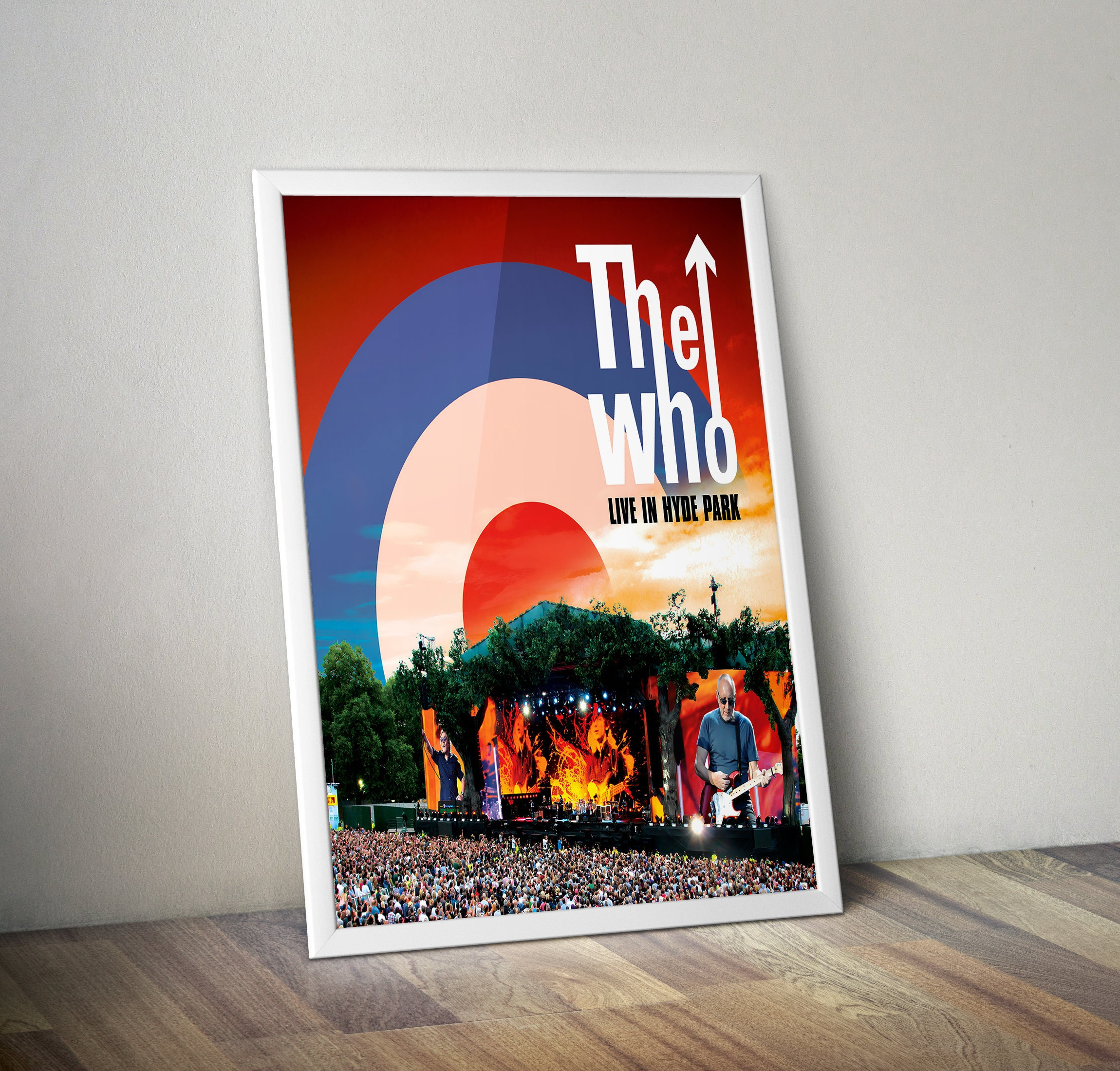 The Who Poster | Live In Hyde Park Poster | Concert Poster | Album ...