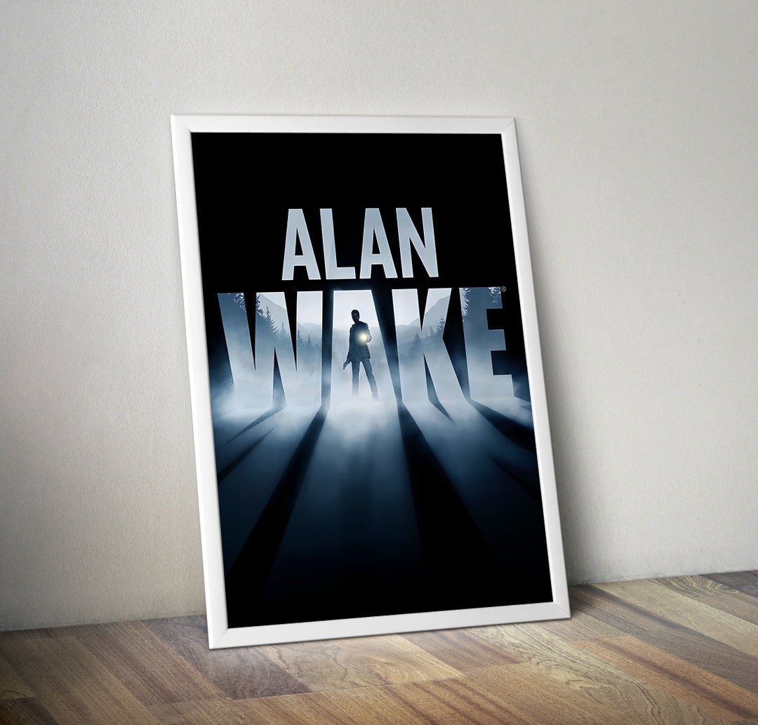 Alan Wake Poster Alan Wake Video Game Poster Gaming Poster Game Poster ...