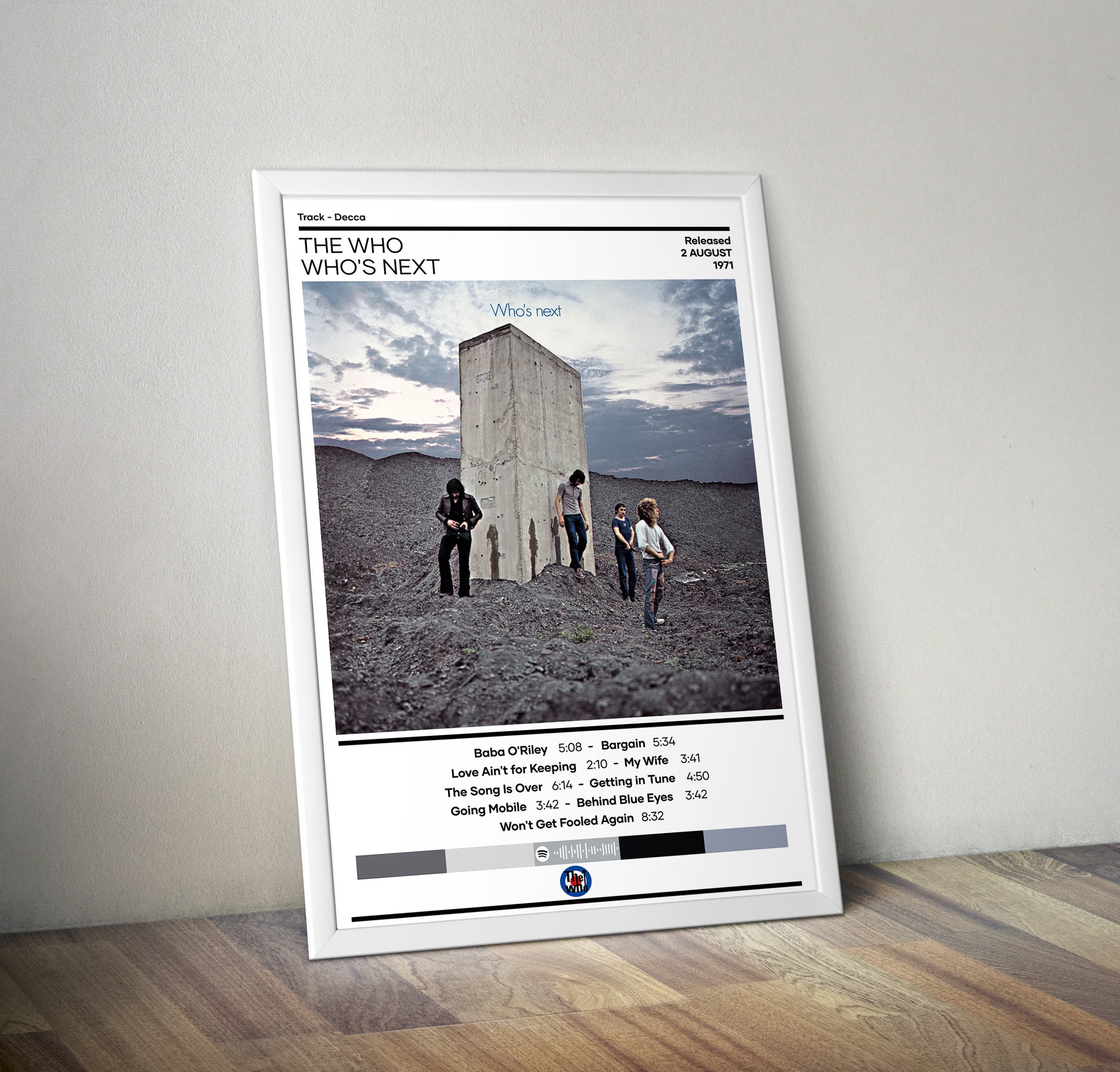 The Who Poster Who's Next Poster Rock Music Poster Album Cover Poster ...