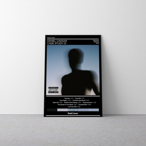 Case Study 01 Album Cover Poster - Etsy