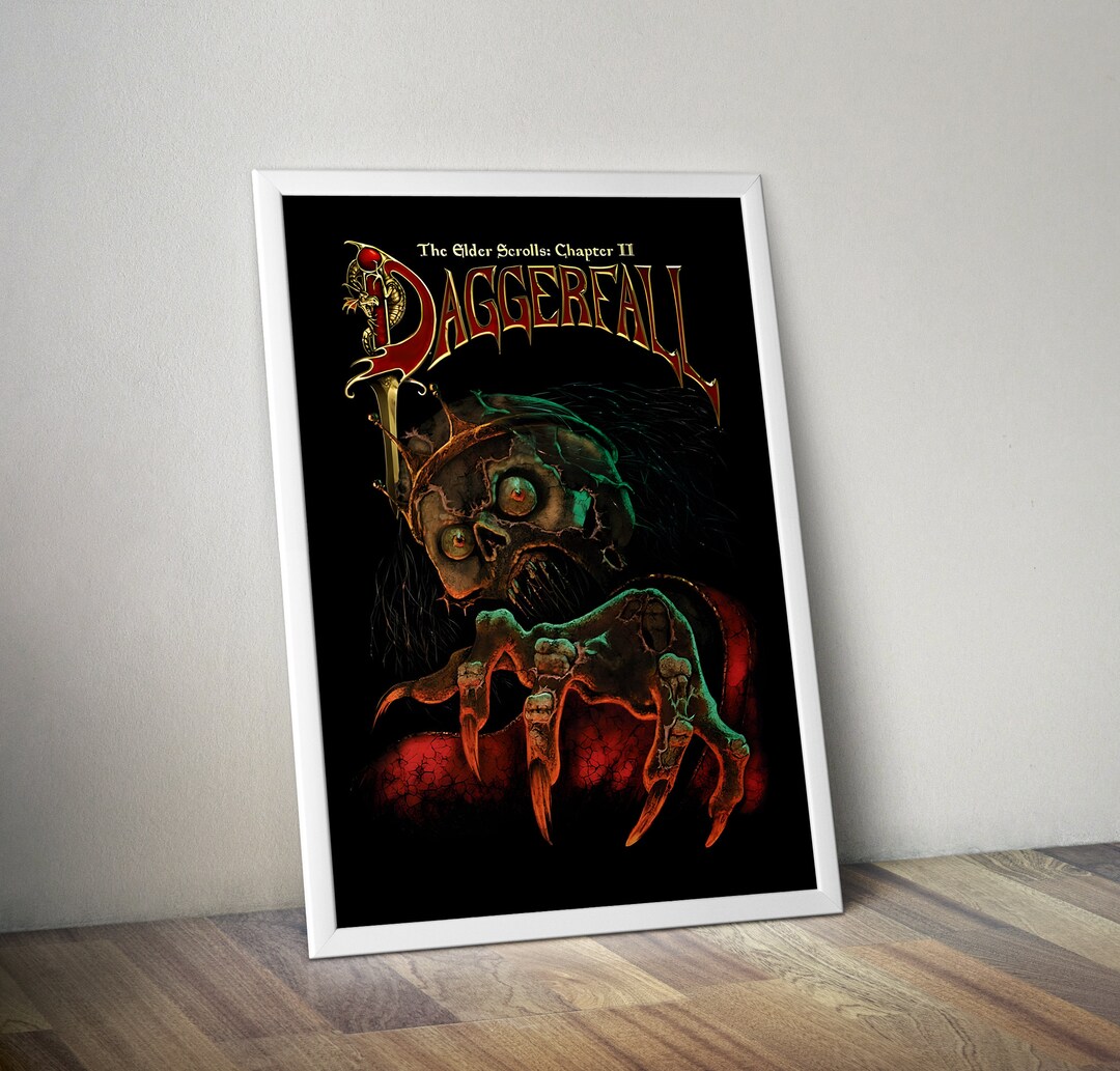 The Elder Scrolls II Poster Daggerfall Poster Gaming Poster Game Poster ...