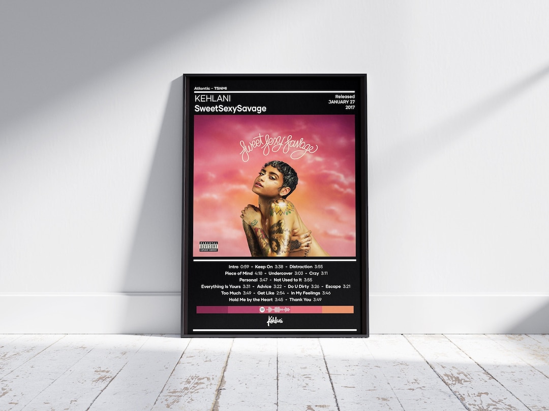 Kehlani Poster Sweetsexysavage Poster Music Poster Album Cover Poster ...