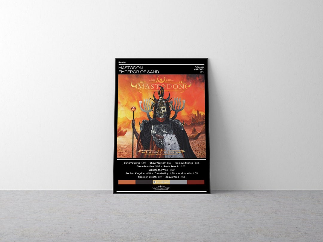 Mastodon Poster Emperor of Sand Poster Metal Music Poster Album Cover ...