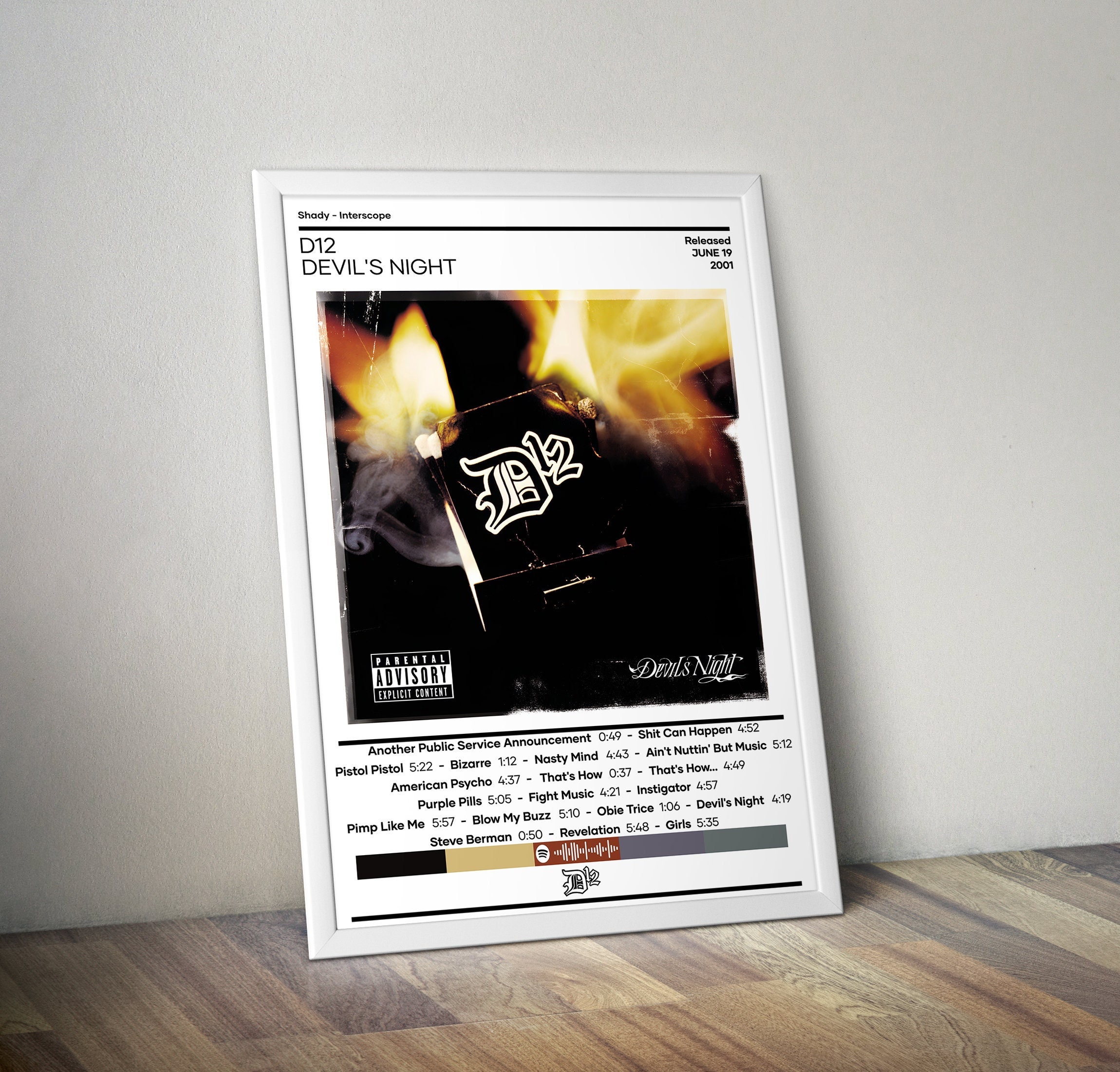 D12 Poster Devil's Night Poster Music Poster Album Cover Poster Music ...