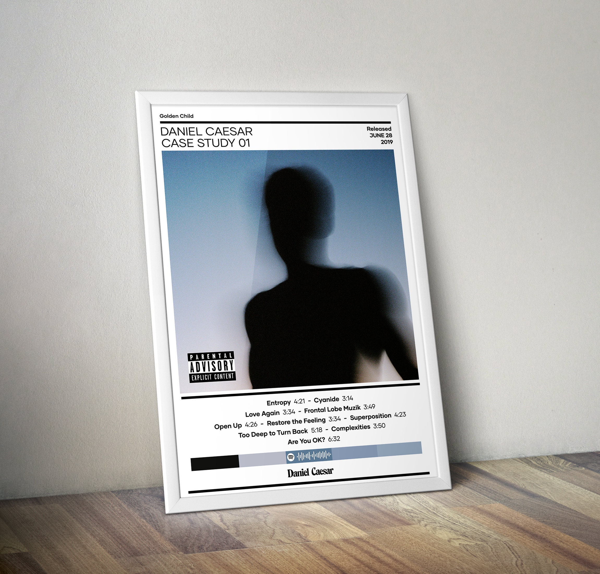 Daniel Caesar Poster | Case Study 01 Poster | Music Poster sold by ...