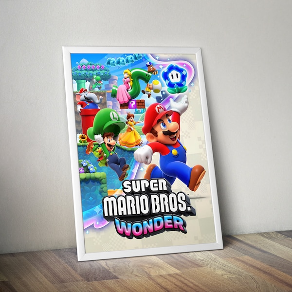 Super Mario Poster - Etsy