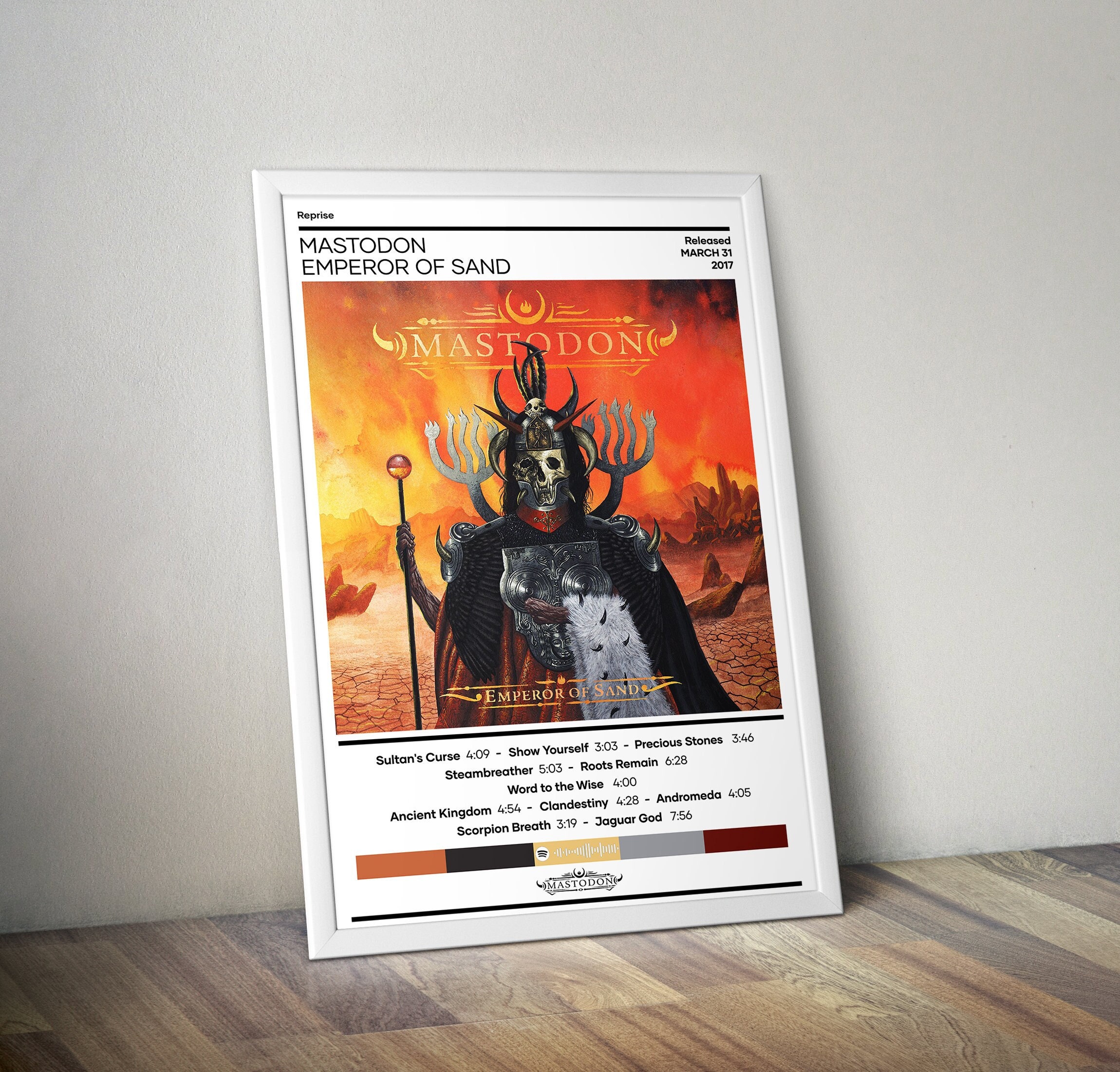 Mastodon Poster Emperor of Sand Poster Metal Music Poster Album Cover ...
