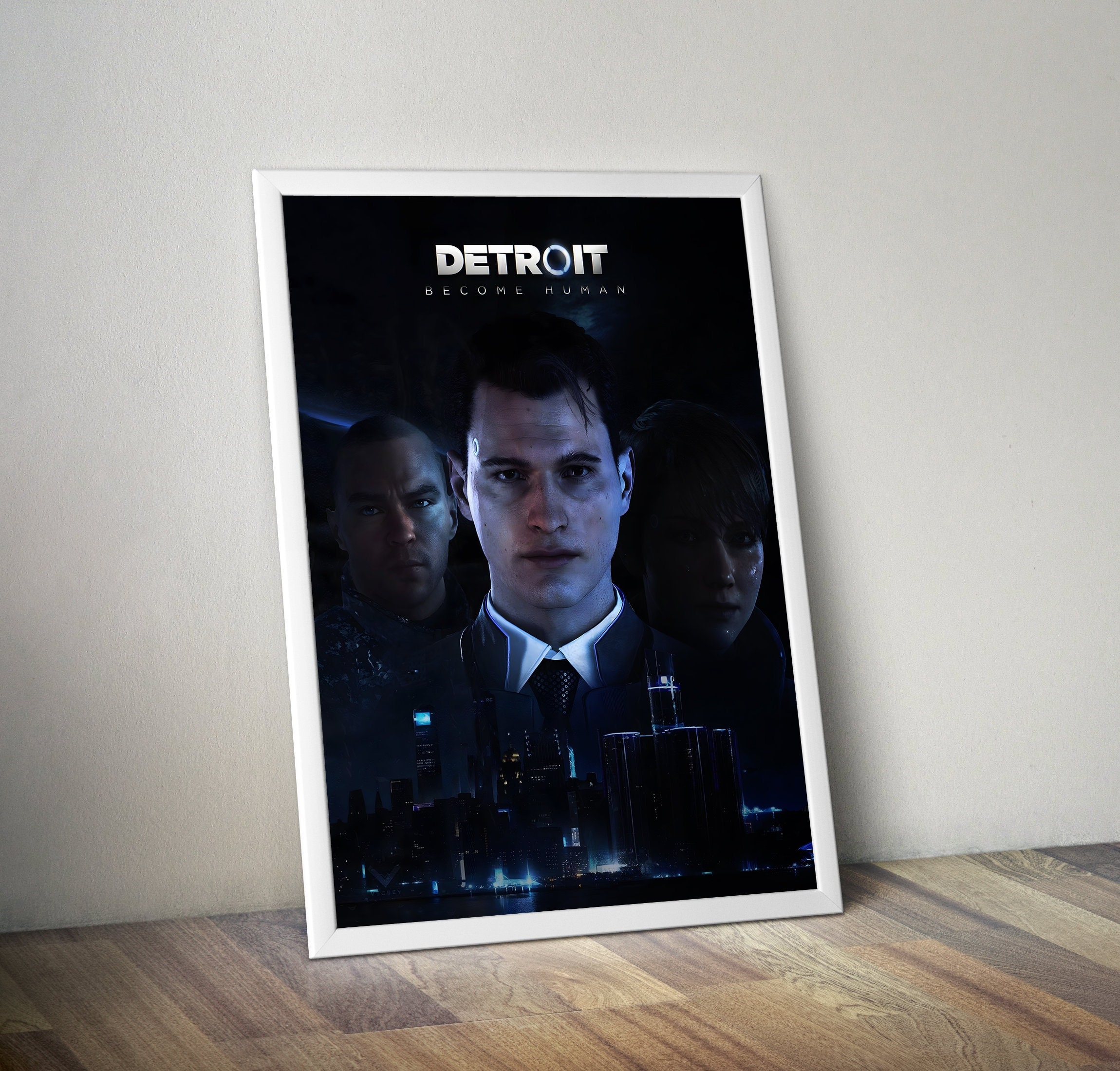 Detroit: Become Human Poster Connor Kara Markus Poster Gaming Poster ...