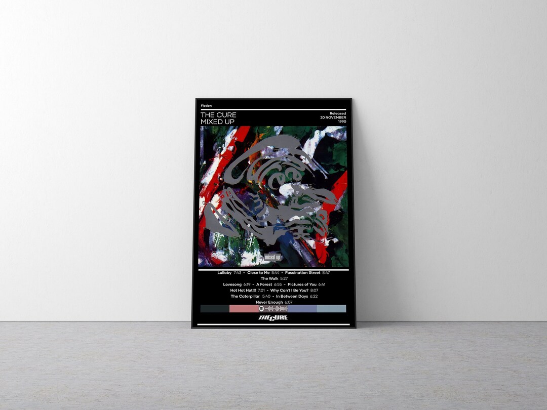 The Cure Poster Mixed up Poster Rock Music Poster Album Cover Poster ...
