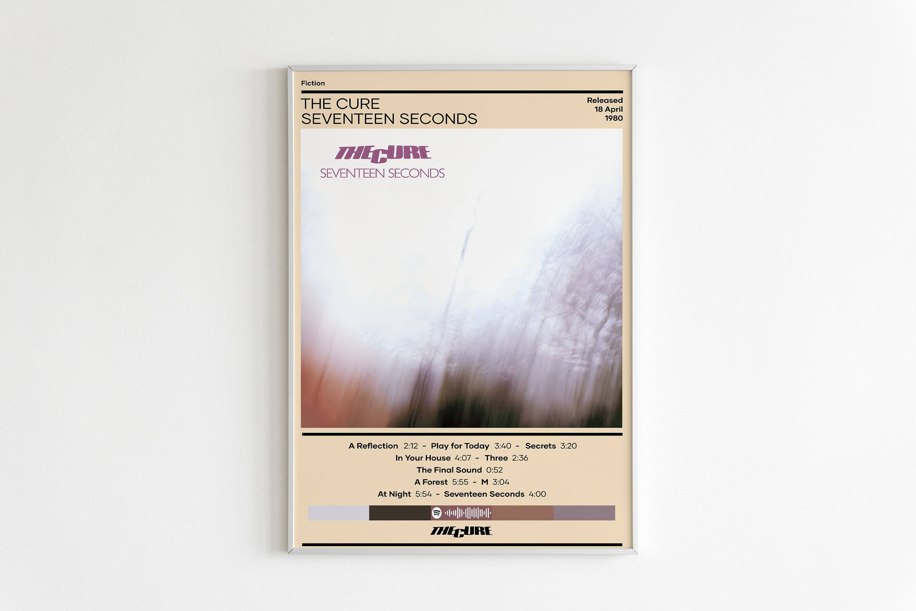 The Cure Poster, Seventeen Seconds Poster sold by Germaine Widening ...