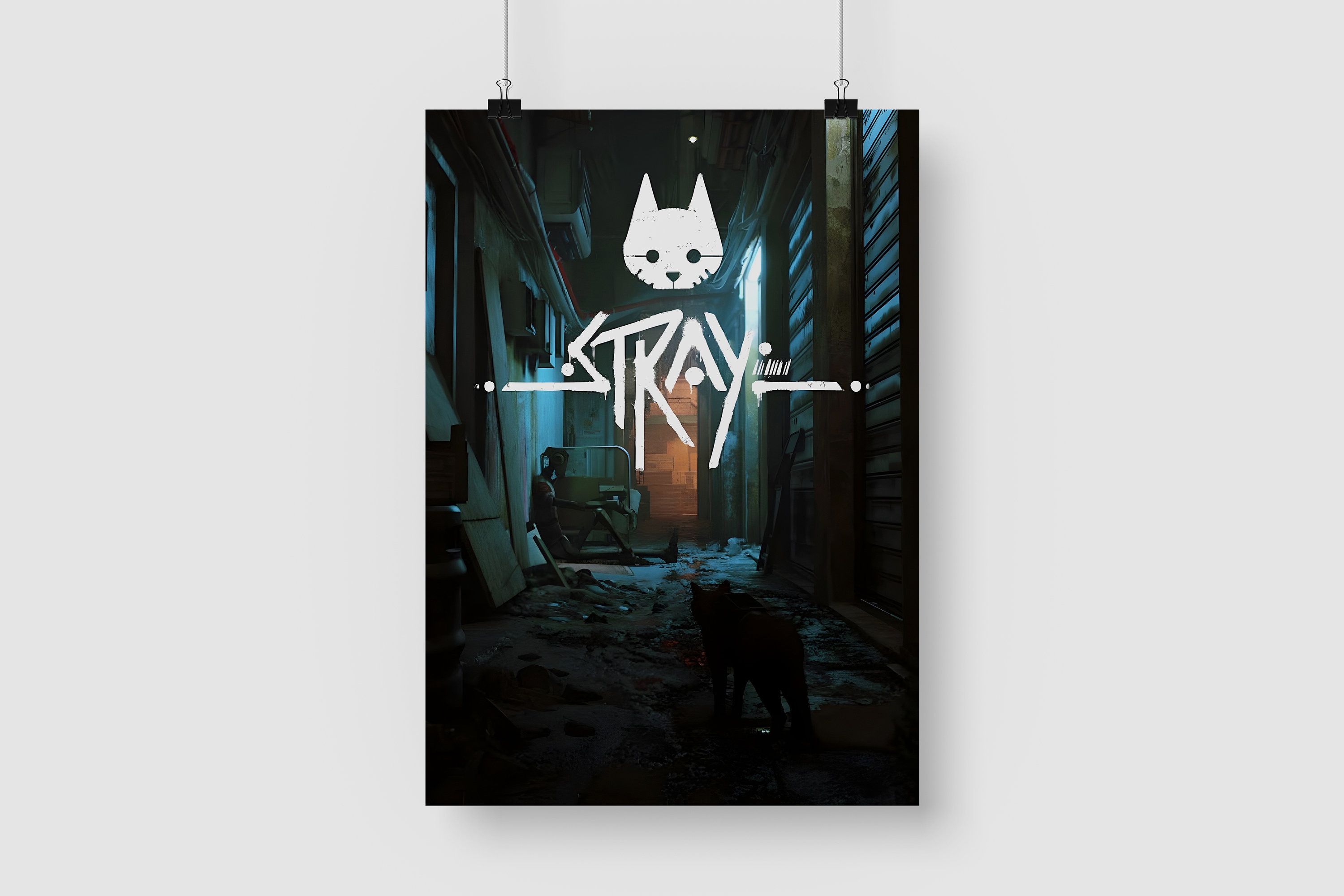 Stray Poster Stray Video Game Poster Gaming Poster Game Poster Gamer ...