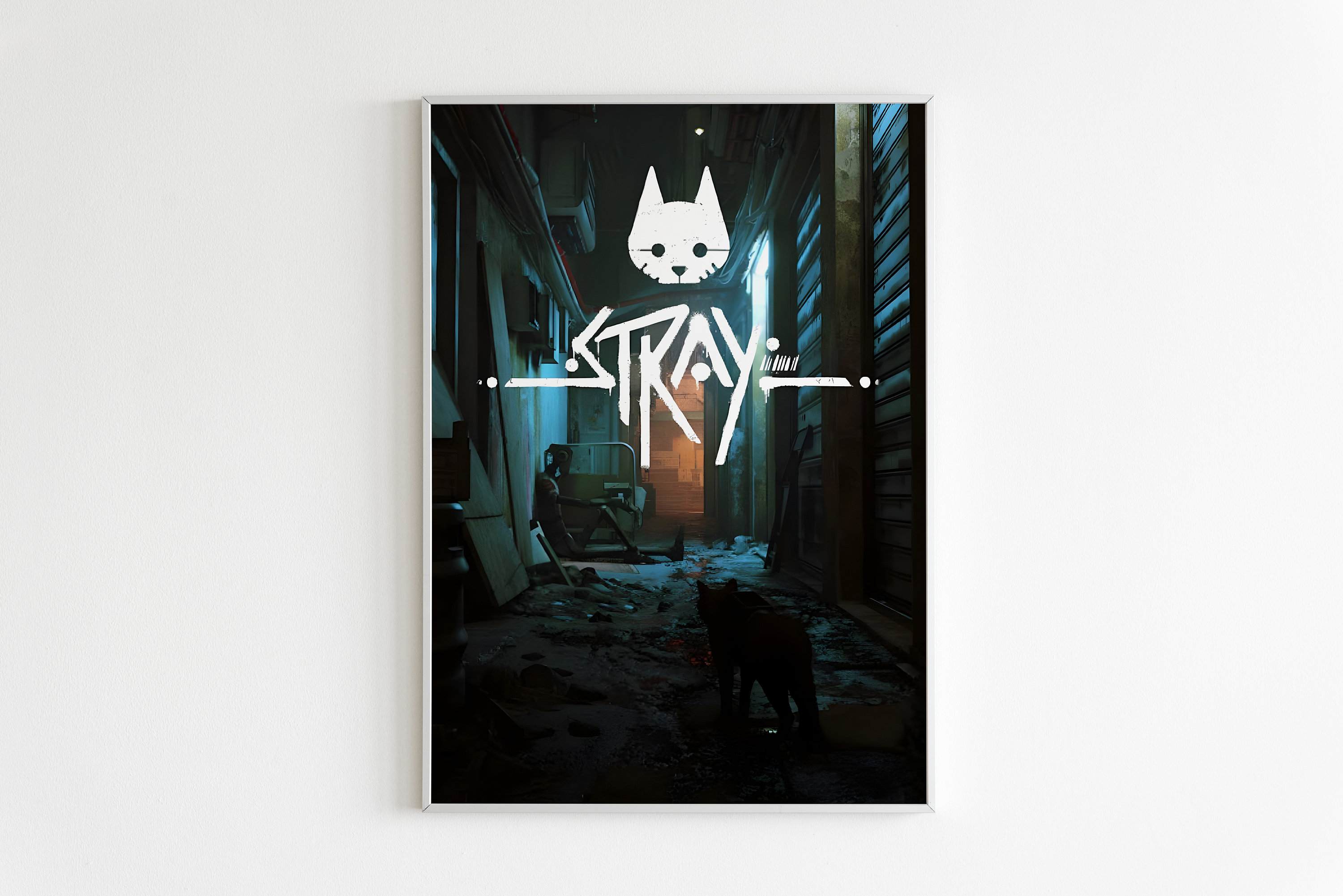 Stray Poster Stray Video Game Poster Gaming Poster Game Poster Gamer ...