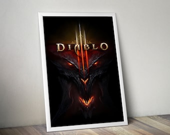 Diablo Map the World of Sanctuary Poster - Etsy