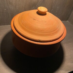 Unglazed Clay Handi/ Clay Pot for Cooking & Serving With Lid/ - Etsy