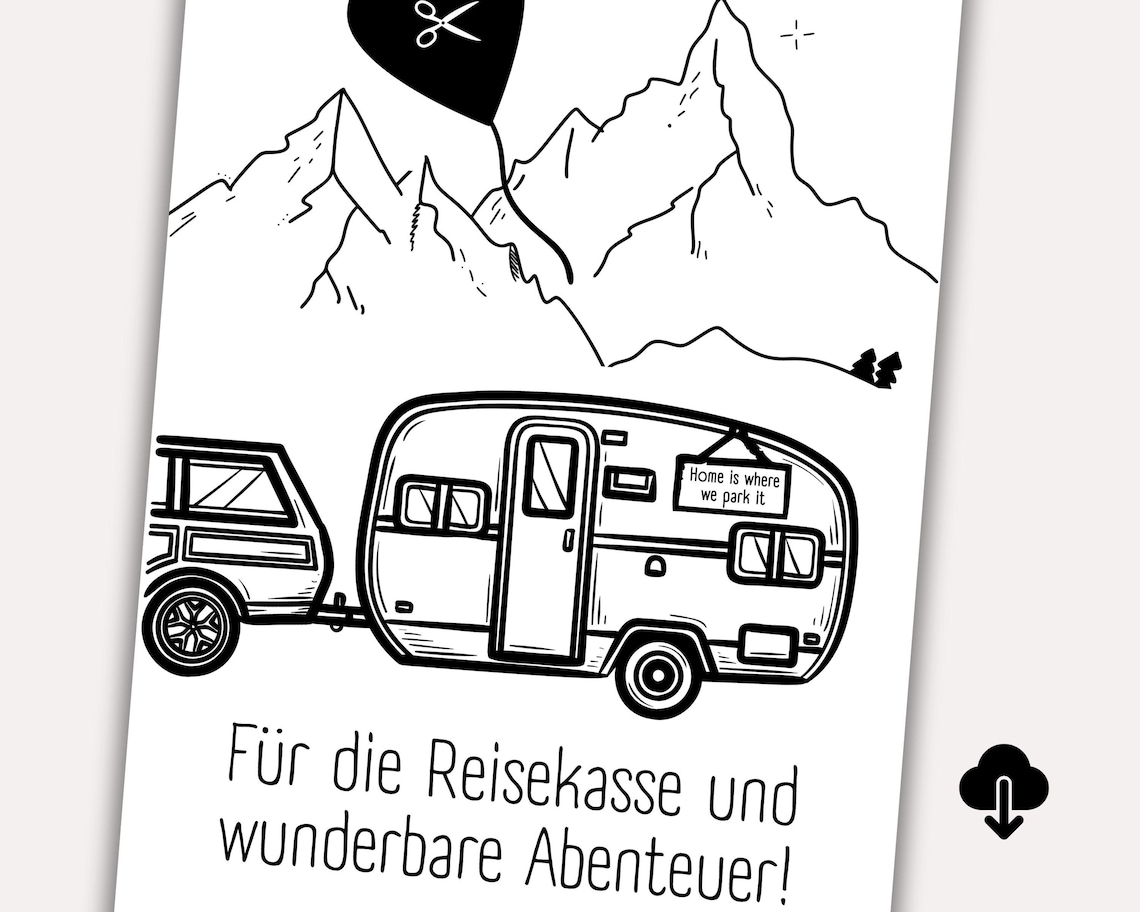 Cash Gift for Camping Holiday | Cash Gift for Caravan Travel Fund ...