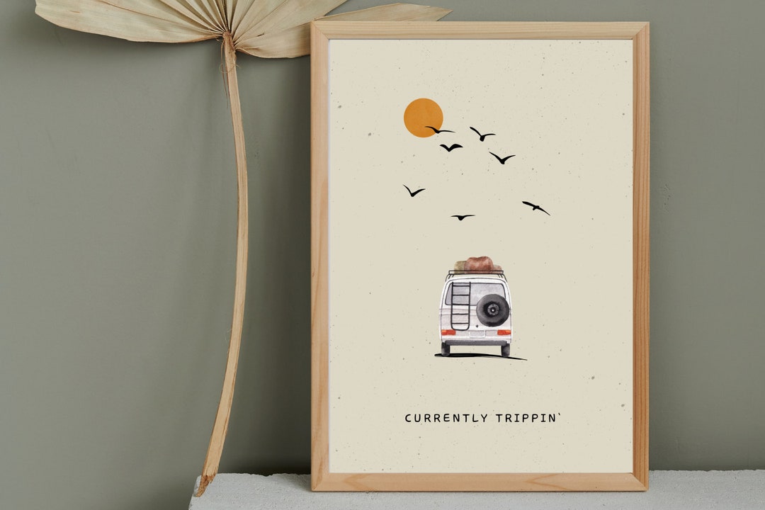 Vanlife Posters Digital Download Camper Van Poster Road - Etsy