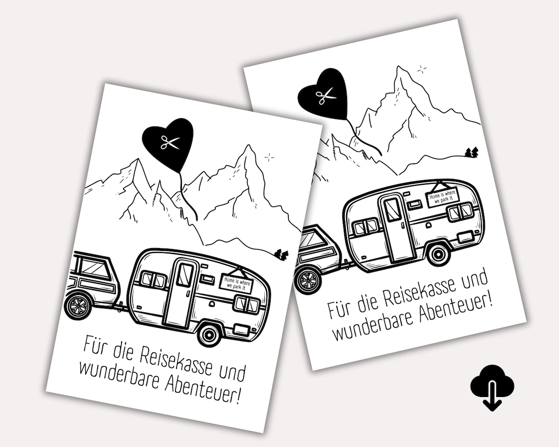 Cash Gift for Camping Holiday | Cash Gift for Caravan Travel Fund ...
