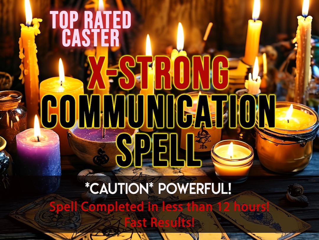 Communication Spell EXTRA STRONG Connection Spell, Same Day Cast, Fast ...