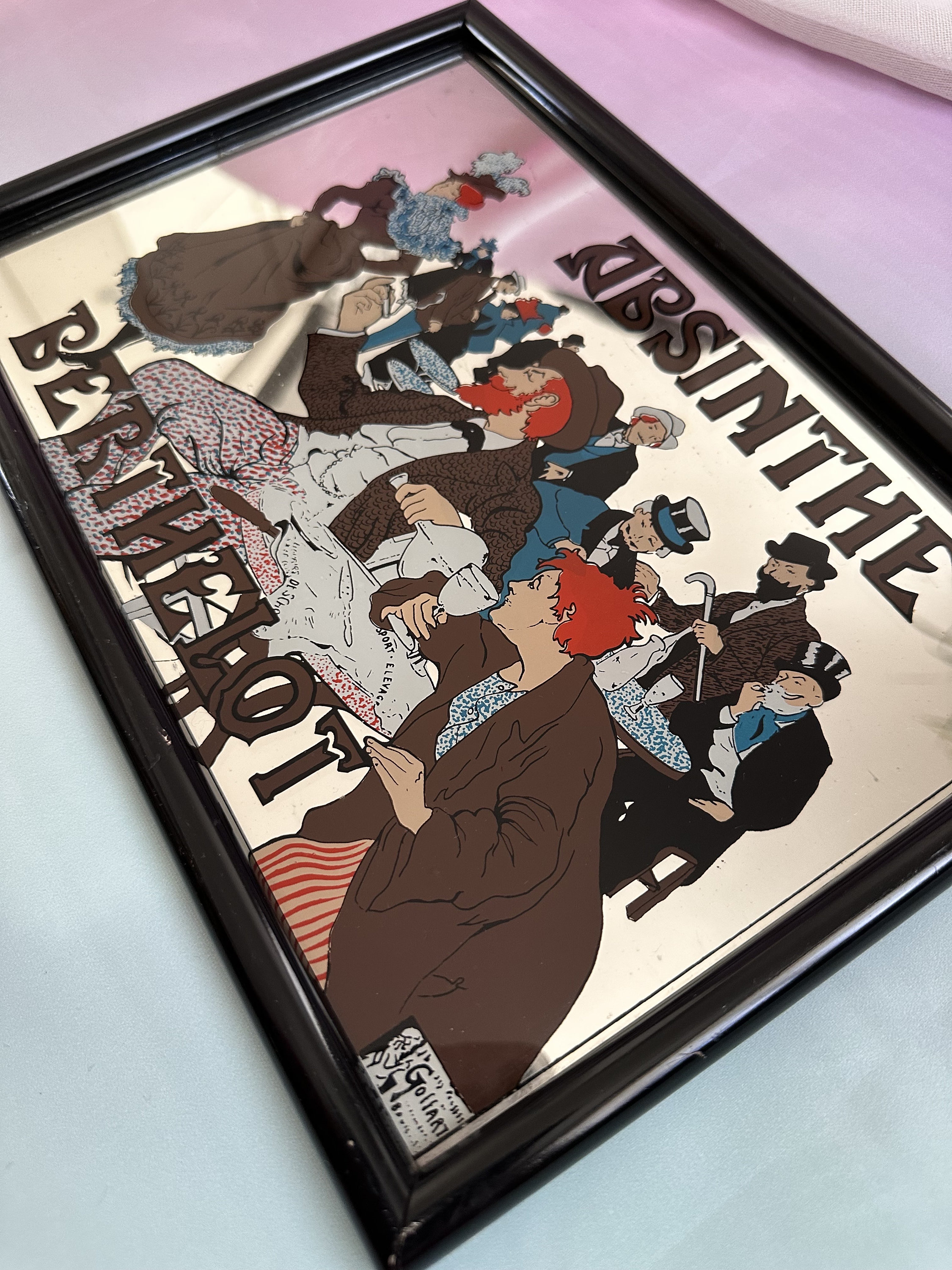 Advertising Mirror Absinthe Berthelot 60s - Etsy